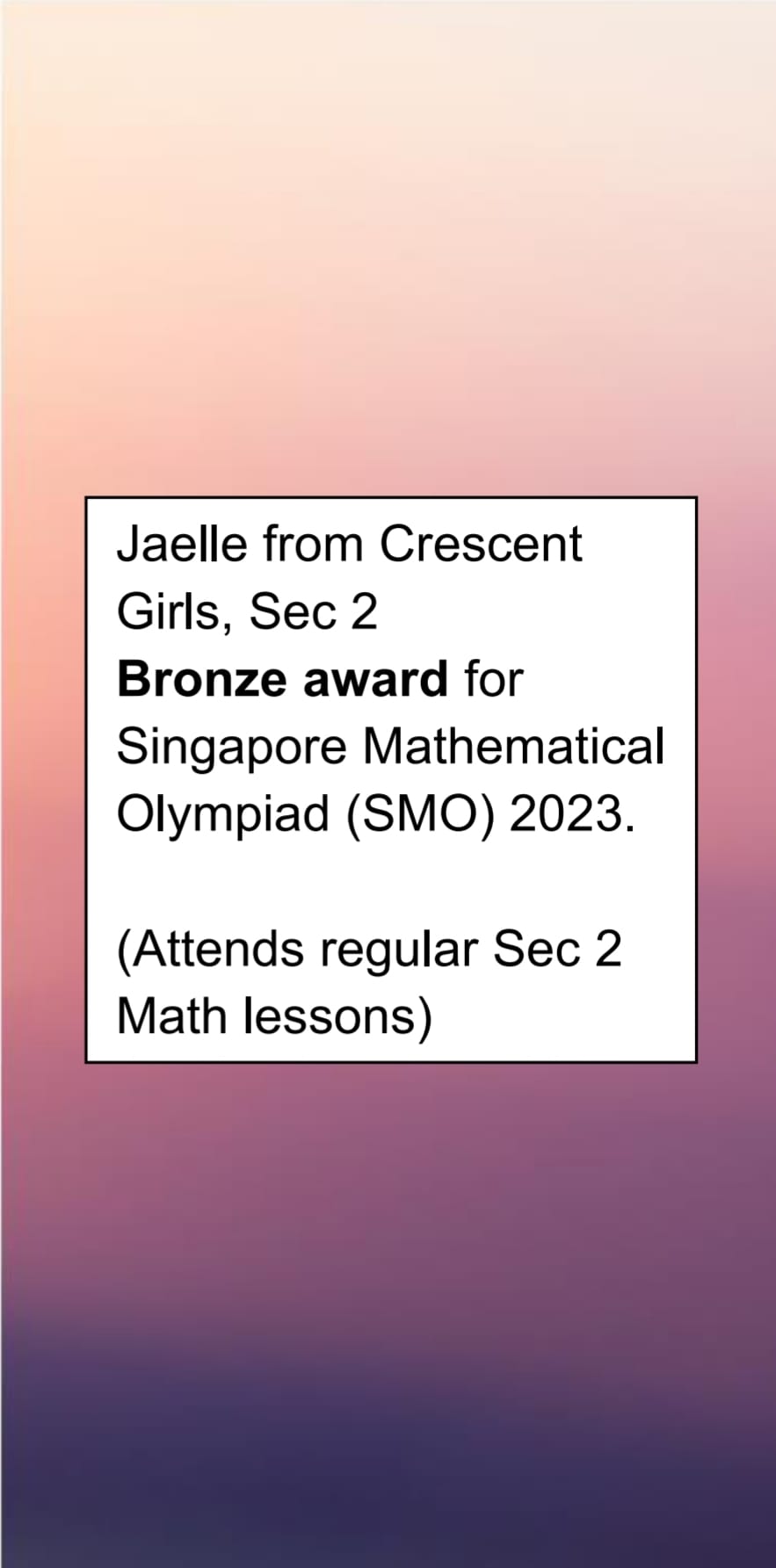 Math Olympiad – The Math Bespoke